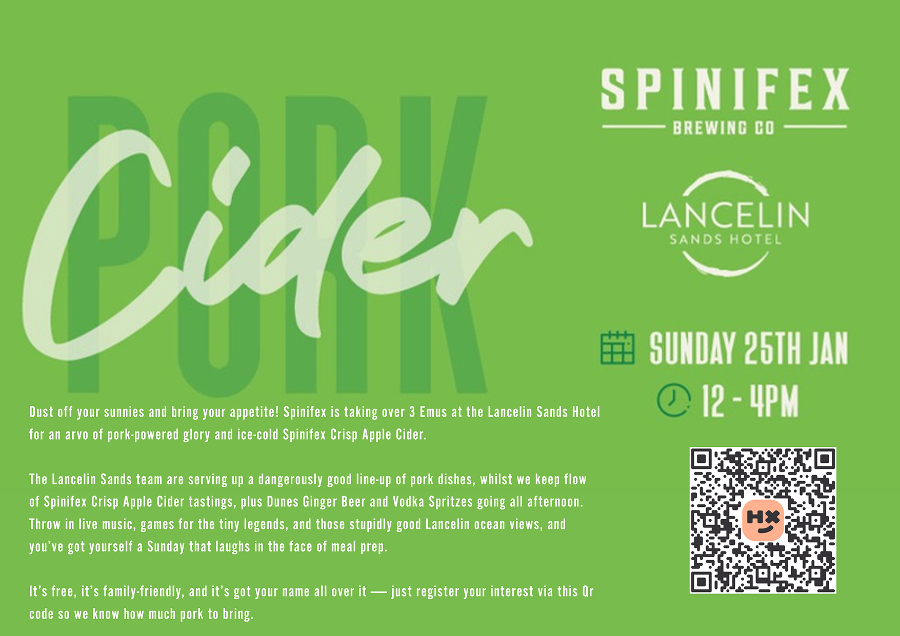 A Perfect Sunday: Pork, Cider & Ocean Views – Lancelin Sands Hotel